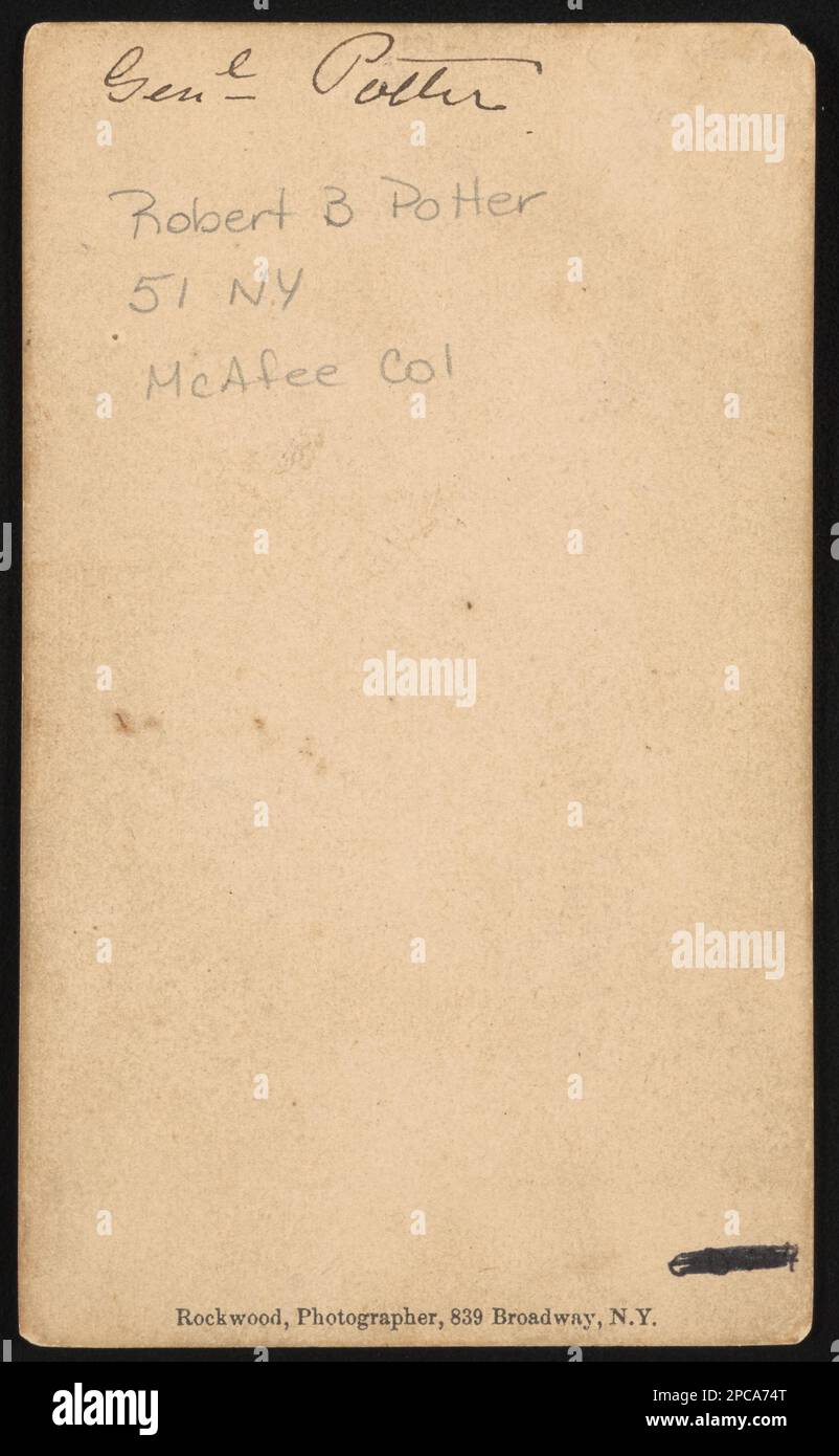 Major General Robert Brown Potter, 51st New York Infantry Regiment and ...