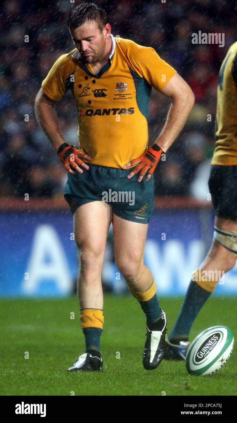 A dejected Chris Latham after his side was defeated by Ireland in the ...