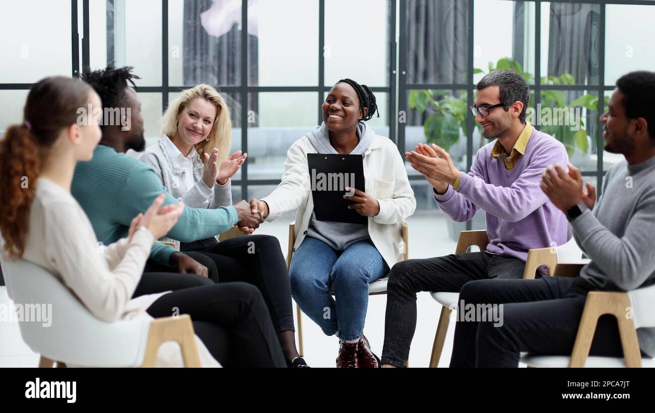 Executive Team Listening to Contrary Views from Colleague Stock Photo ...