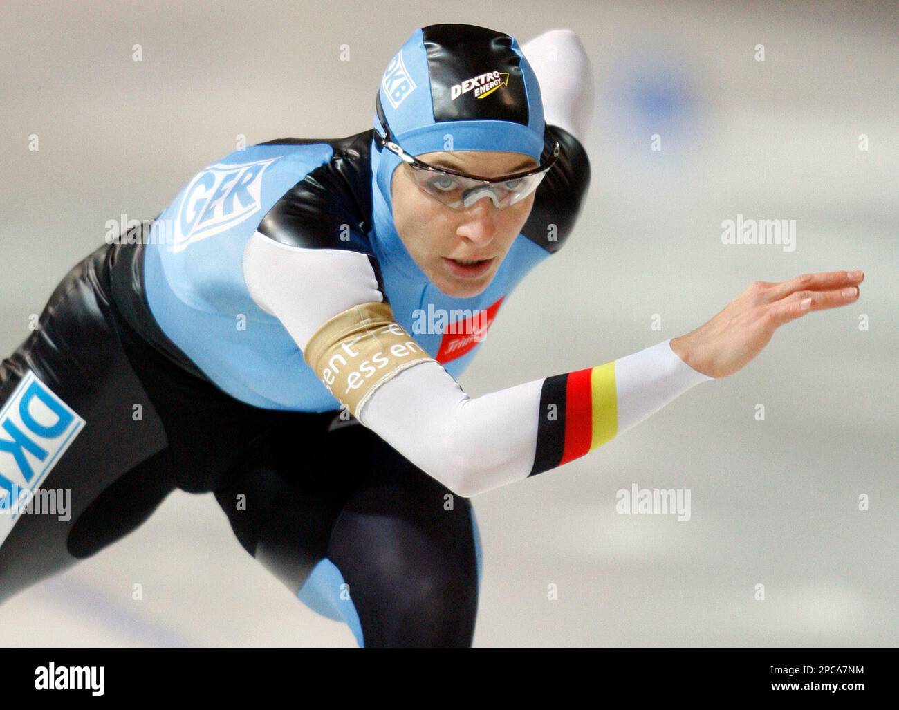 Germany's Anni Friesinger in action during the women's 1000 meters race ...