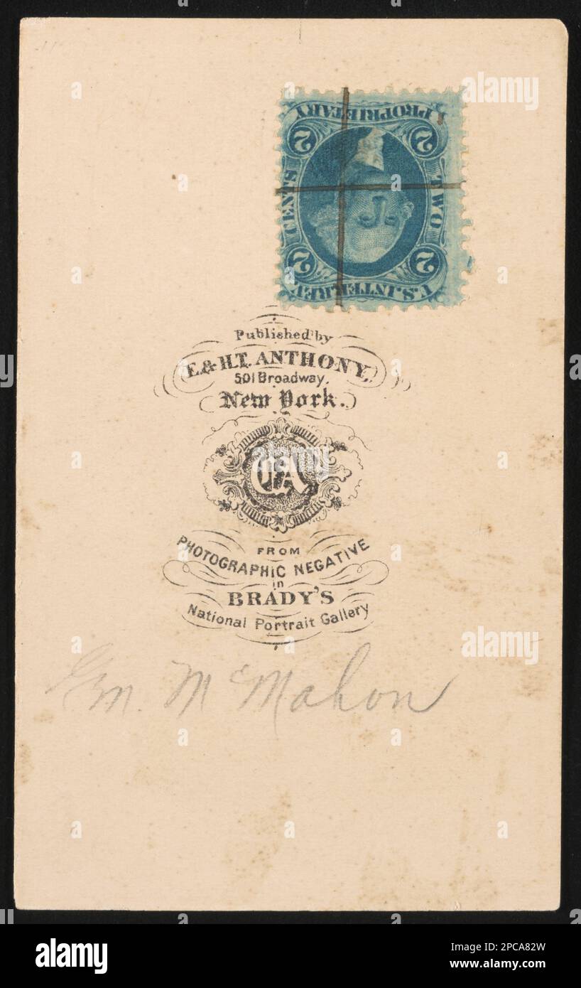 Major General Martin Thomas McMahon of Aide-de-Camp U.S. Volunteers ...