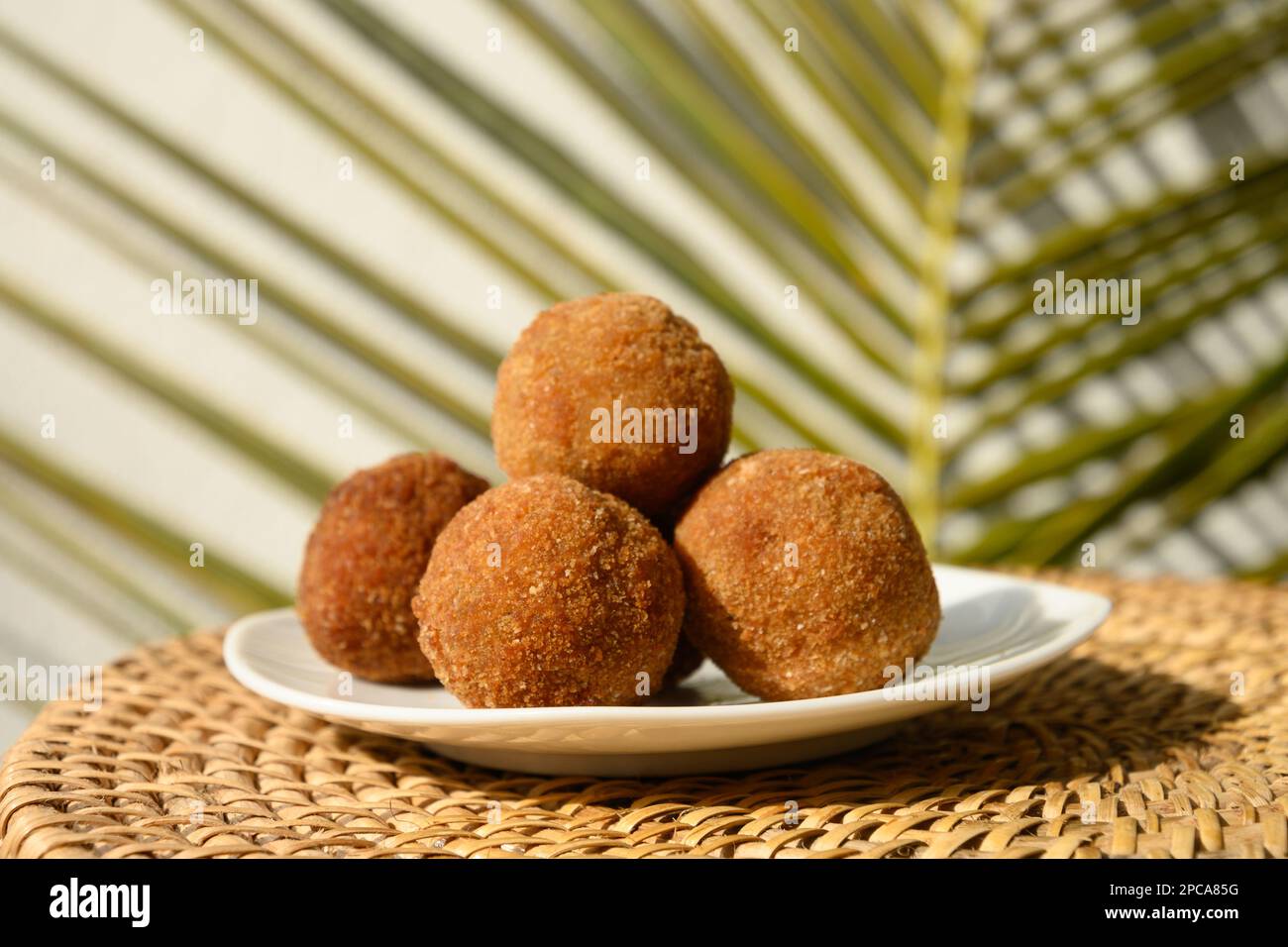 Authentic Sri Lankan cutlets snack street foods, short eats in white ...
