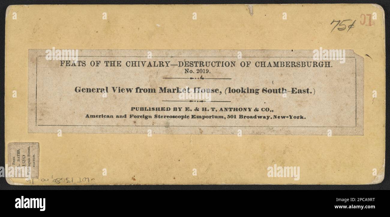 General view from market house, (looking south-east). Title from item ...