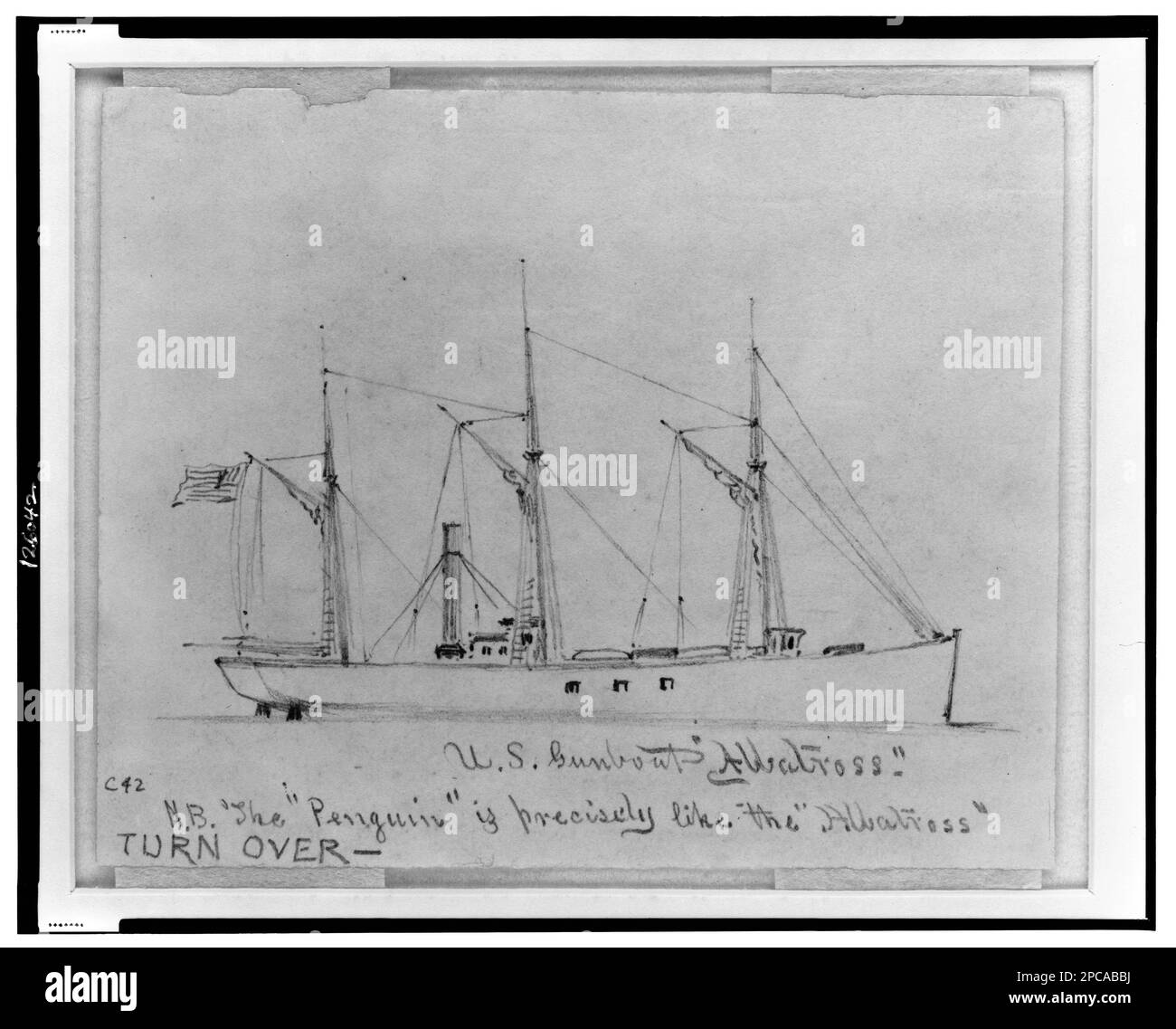 U.S. Gunboat "Albatross". Morgan collection of Civil War drawings ...
