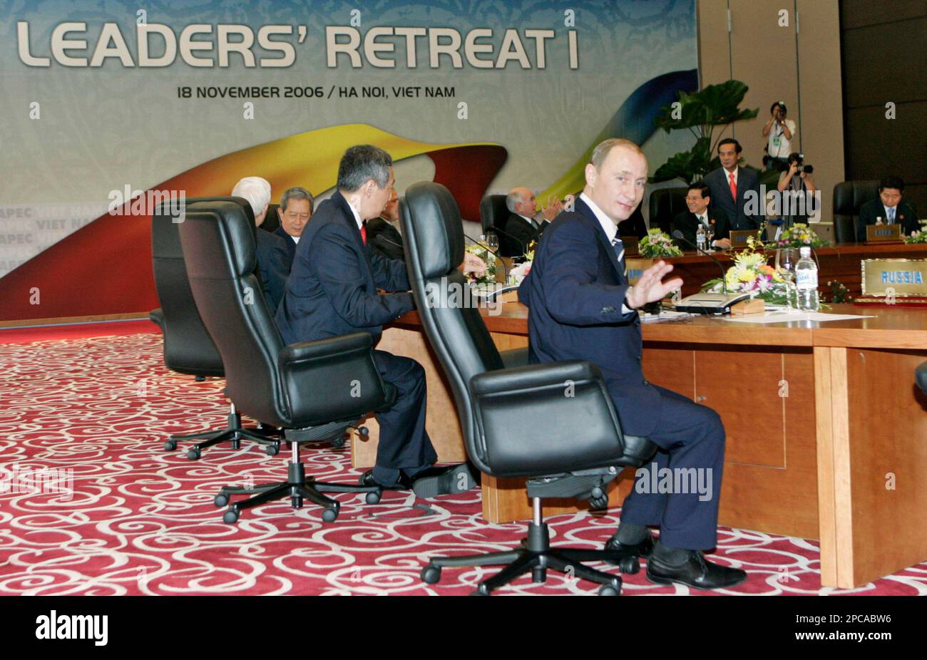 Russian President Vladimir Putin attends the Asia-Pacific Economic ...