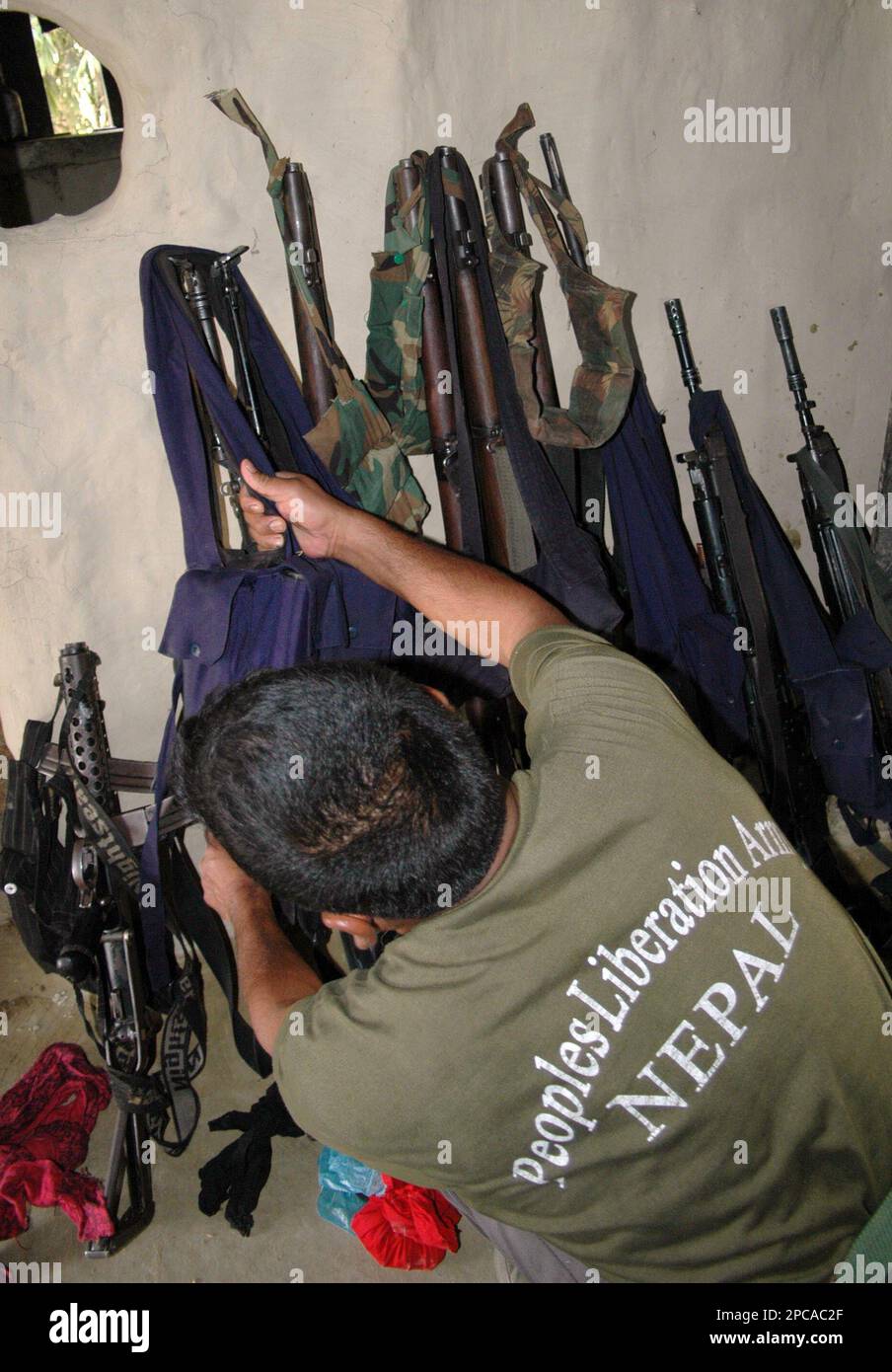 A member of the first division of People's Liberation Army (PLA) of the ...