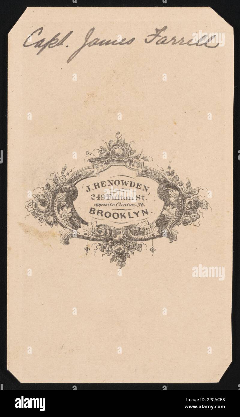 Captain James Farrell of Co. C, 48th New York Infantry Regiment in ...