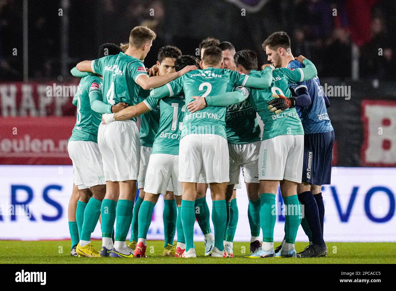 ALMERE, NETHERLANDS - MARCH 13: during the Dutch Keukenkampioendivisie ...