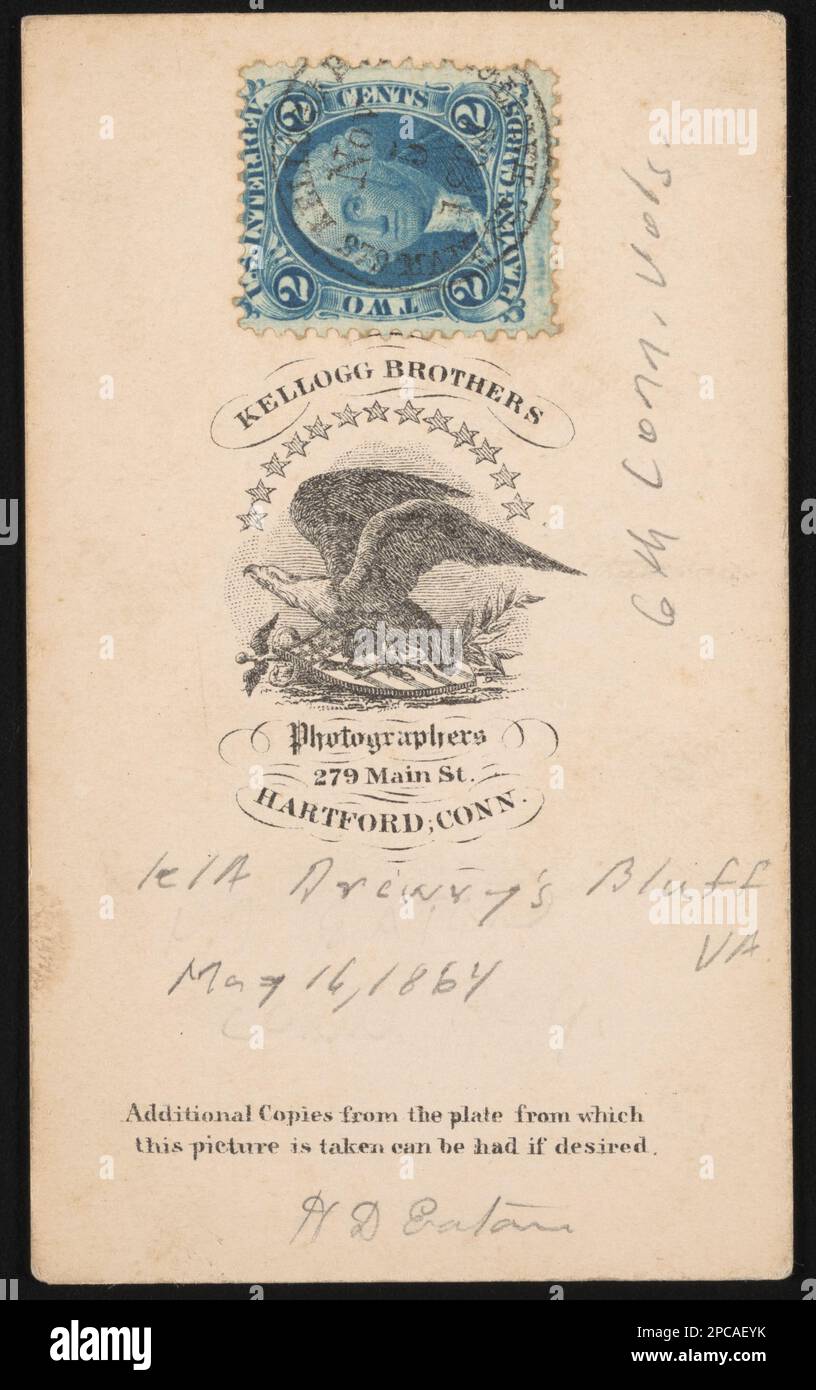 Captain Horatio D. Eaton of Co. A, 1st Connecticut Infantry Regiment ...