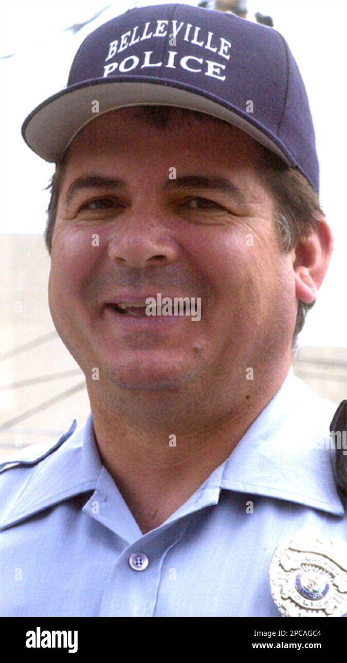 Belleville Police Department Sgt. Jon Brough is shown in an undated ...