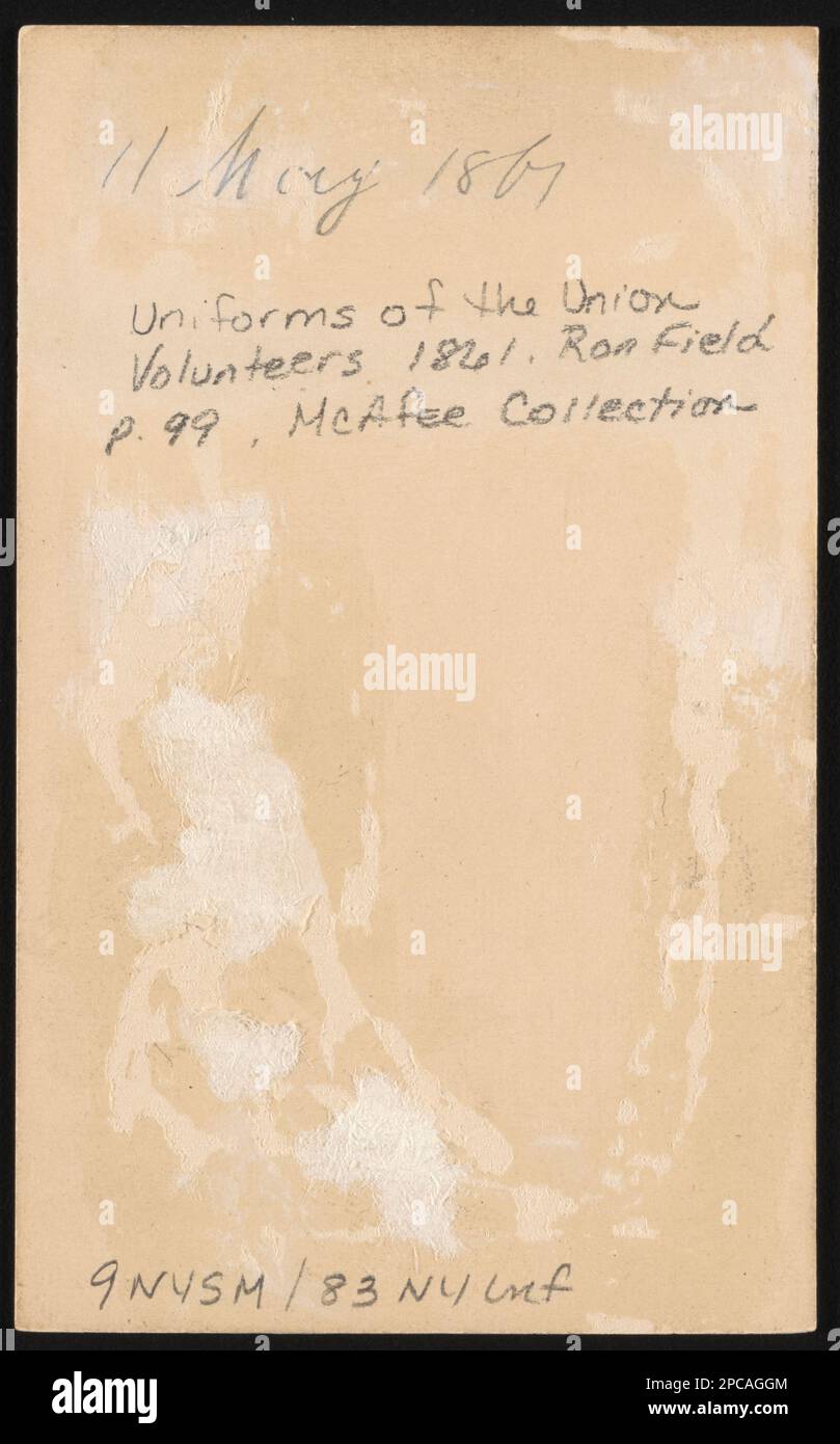 Unidentified soldier of 83rd New York Infantry Regiment in Union ...