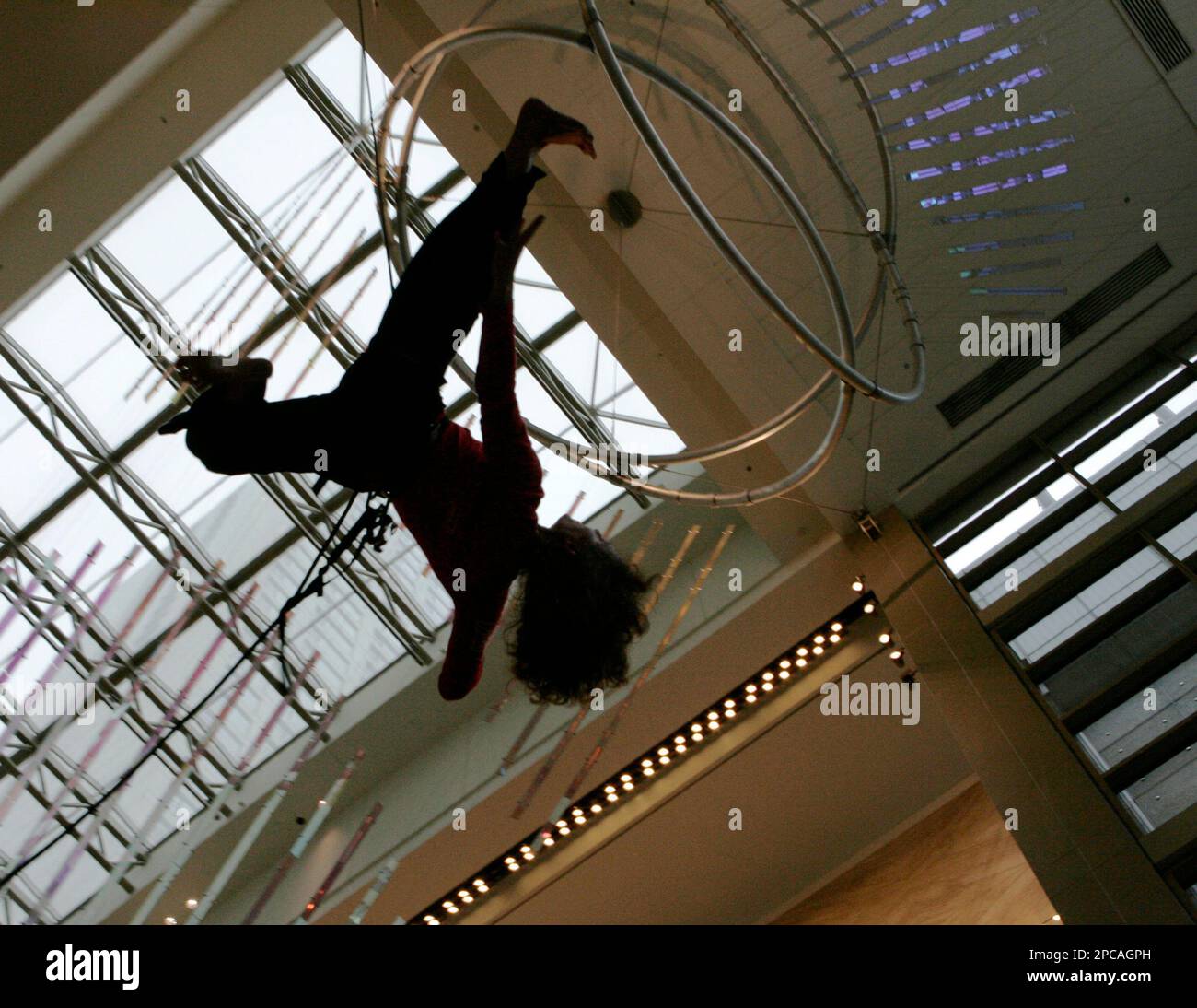 Aerial dancer Amelia Rudolph from the Oakland, Calif.-based Project ...