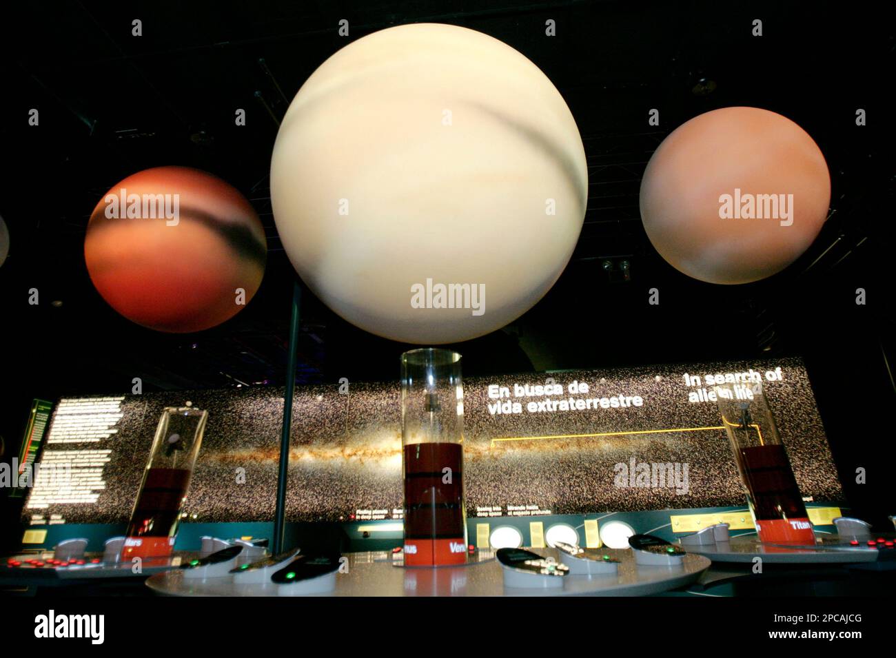 The galaxy as seen from the outside is on display at the Miami Museum ...