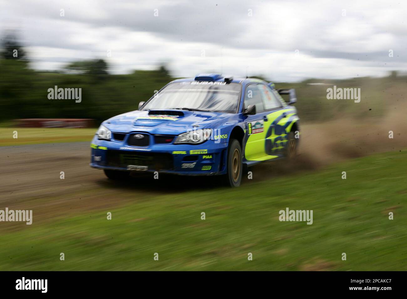Australia's Chris Atkinson in action, in the WRC Shake down, at the ...