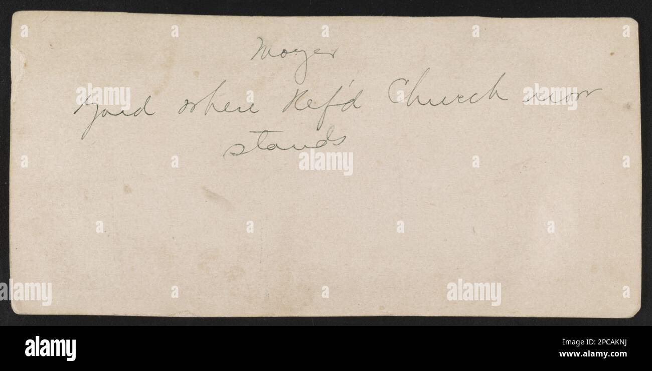 Yard where Ref'd (i.e. Reformed?) Church now stands. The Robin G ...