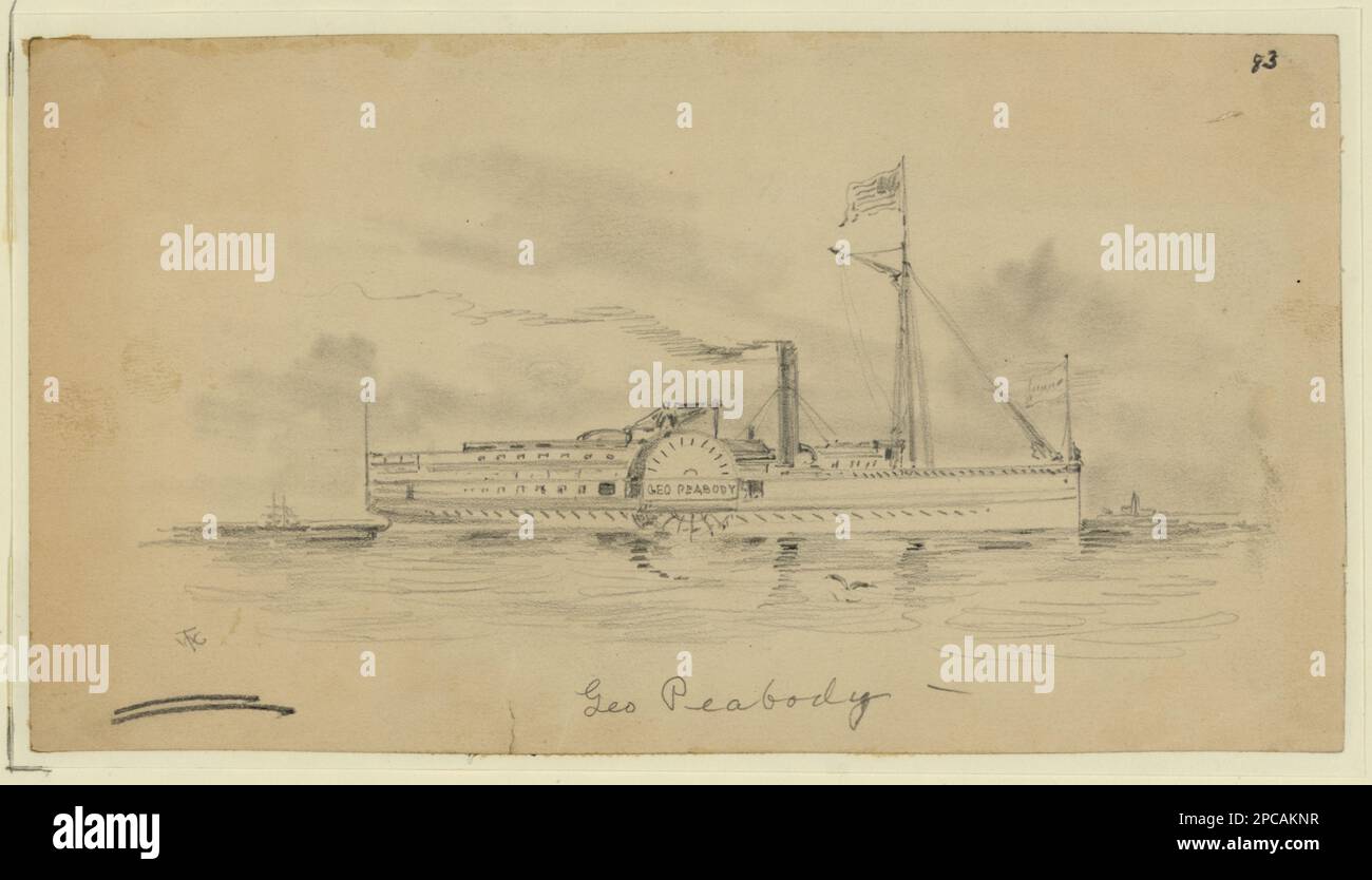Geo Peabody. Morgan collection of Civil War drawings. George Peabody ...