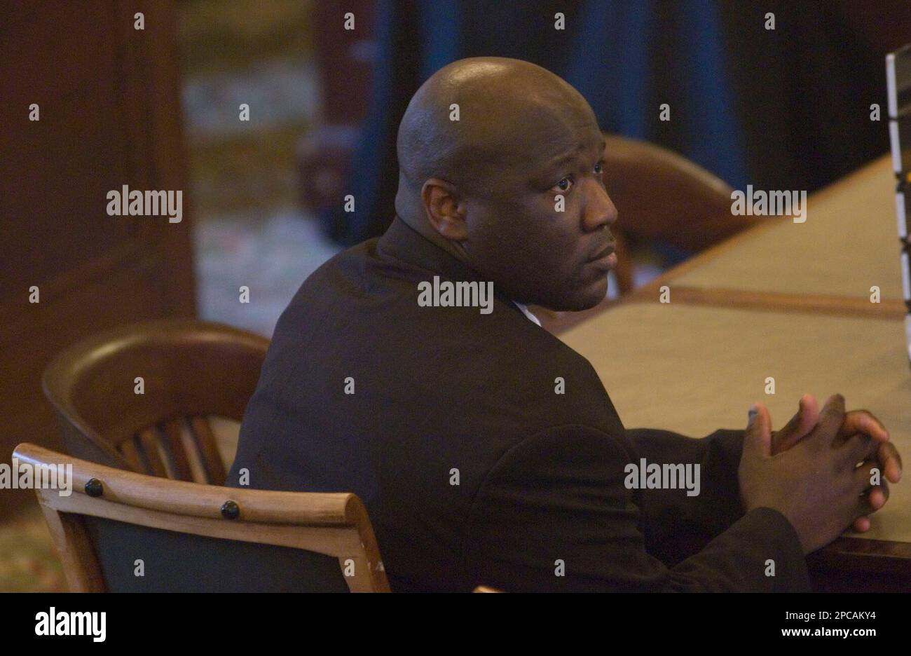Christopher McCowen sits the courtroom Wednesday, Nov. 15, 2006, in ...