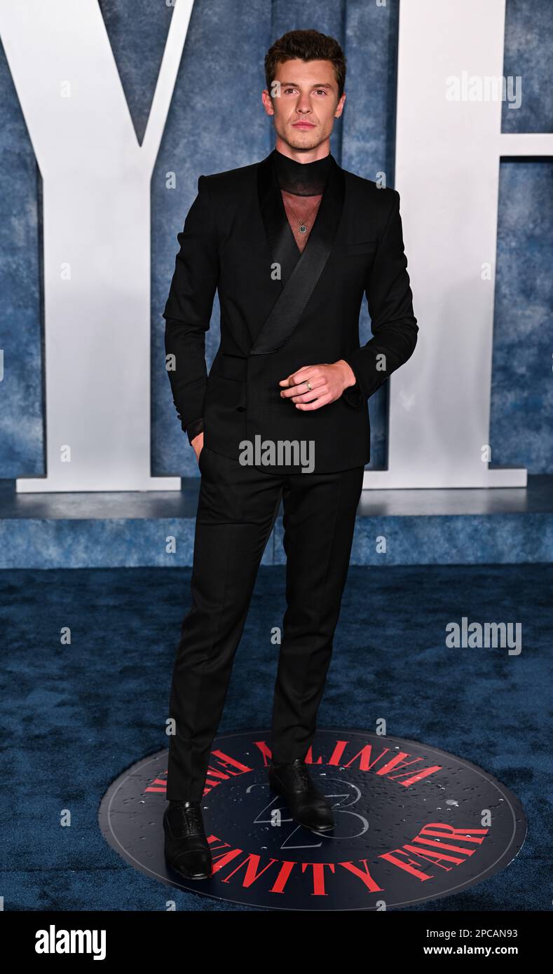 Los Angeles, USA. 13th Mar, 2023. Shawn Mendes arriving at the Vanity ...