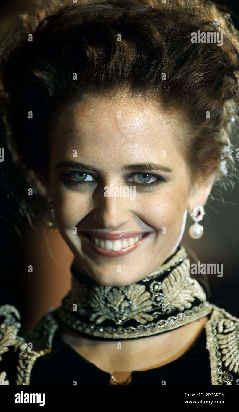 French actress and cast member Eva Green arrives for the world premiere ...