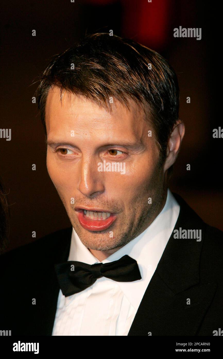 Danish actor Mads Mikkelsen arrives for the world premiere of the new ...