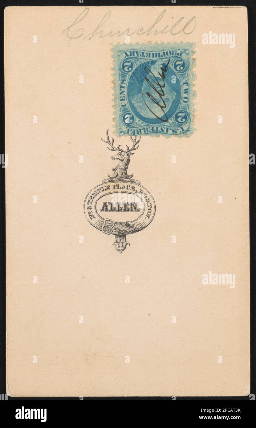 Captain Joseph M. Churchill of Boston Cadets, Massachusetts Infantry ...