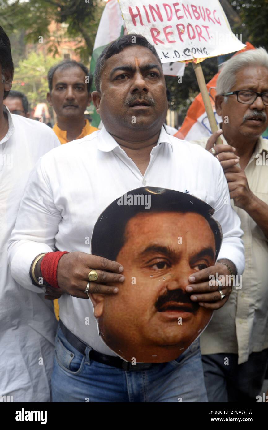 Non Exclusive: March 13, 2023, Kolkata, India: Riot Police confront ...