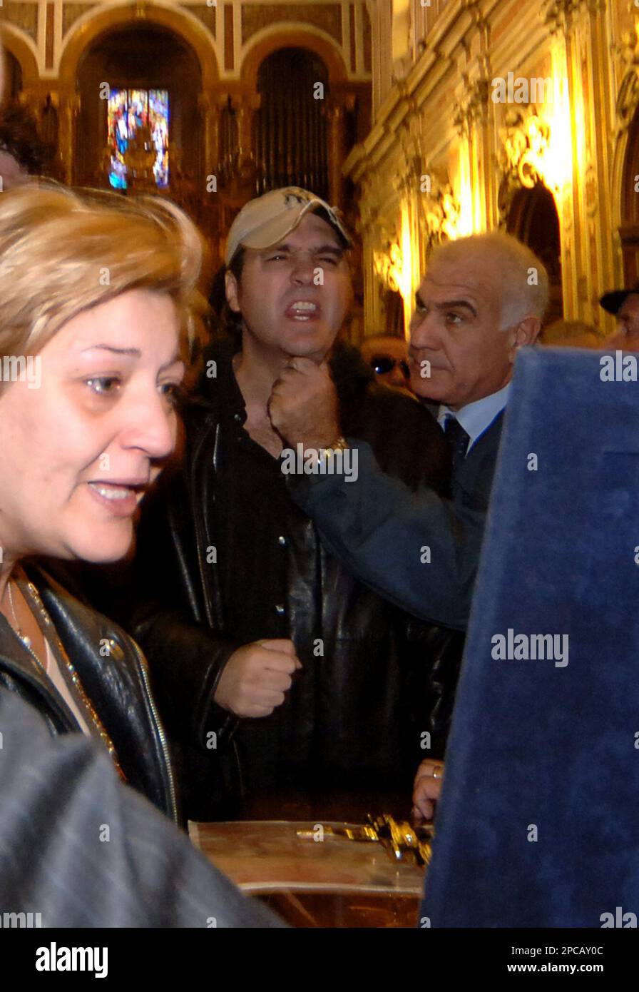 The son of late Neapolitan singer Mario Merola, Francesco, reacts over ...