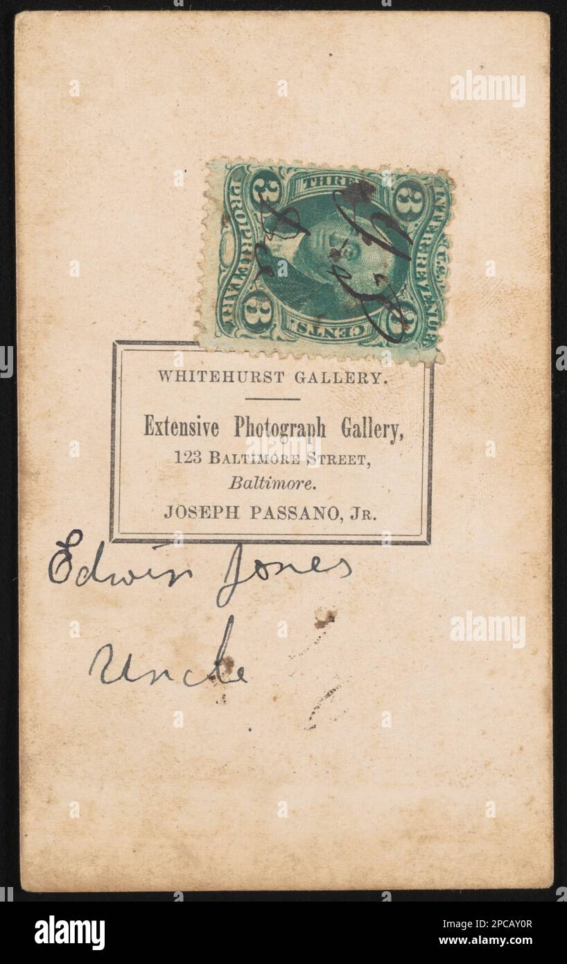 Sergeant Edwin Jones of artillery in uniform with sword / Joseph ...