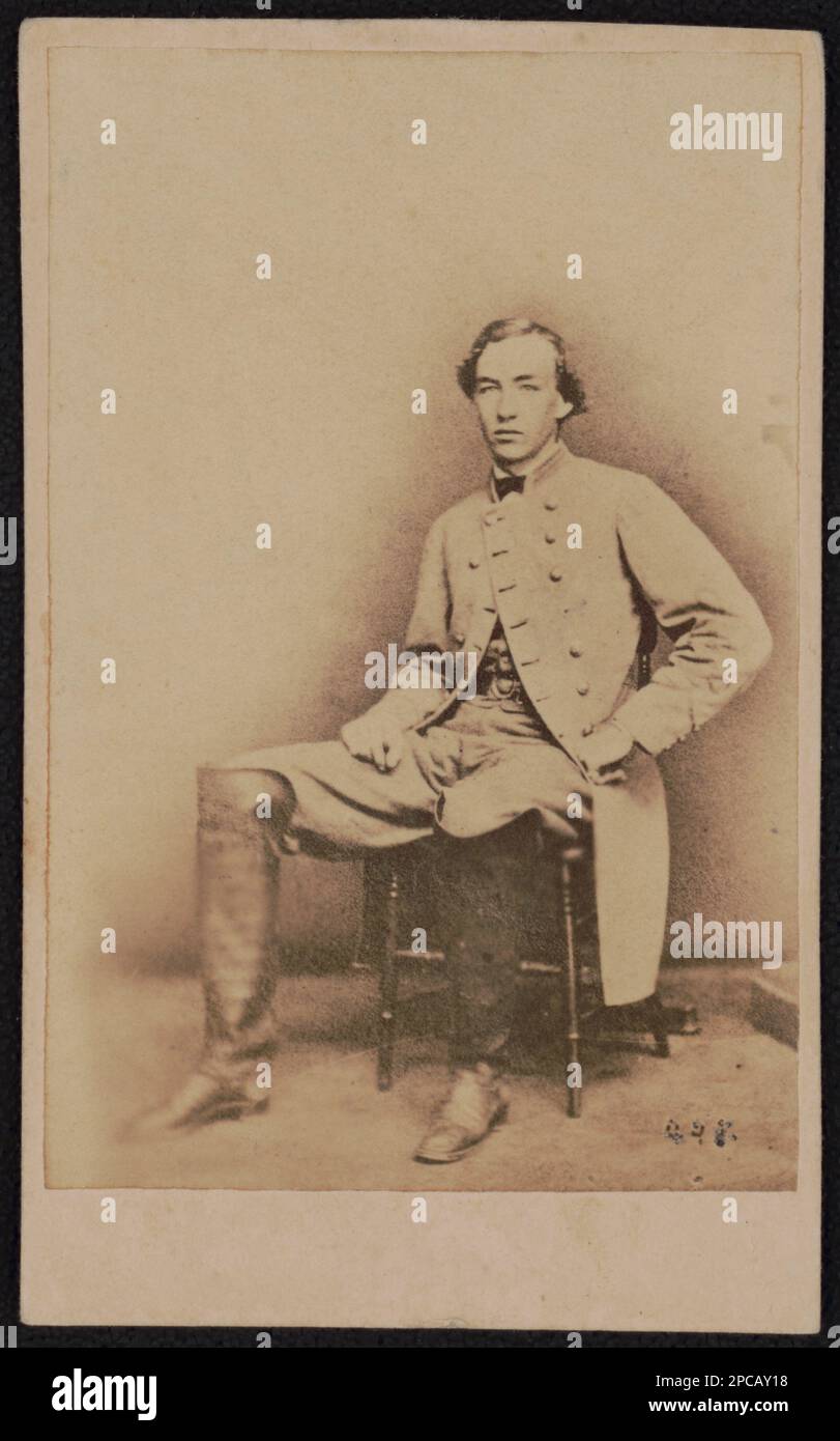 Unidentified soldier in Confederate uniform. Liljenquist Family ...
