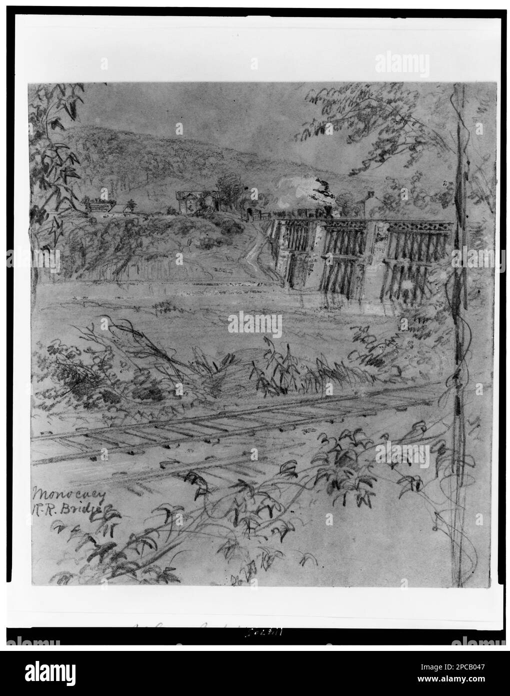 Monocacy R.R. Bridge. Morgan collection of Civil War drawings ...