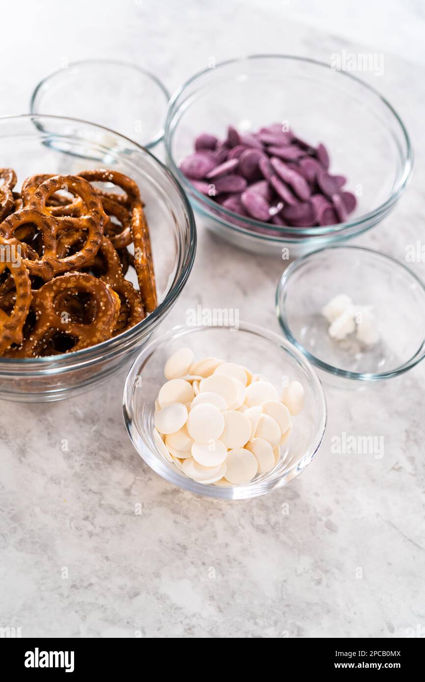 Mermaid pretzel twists Stock Photo - Alamy