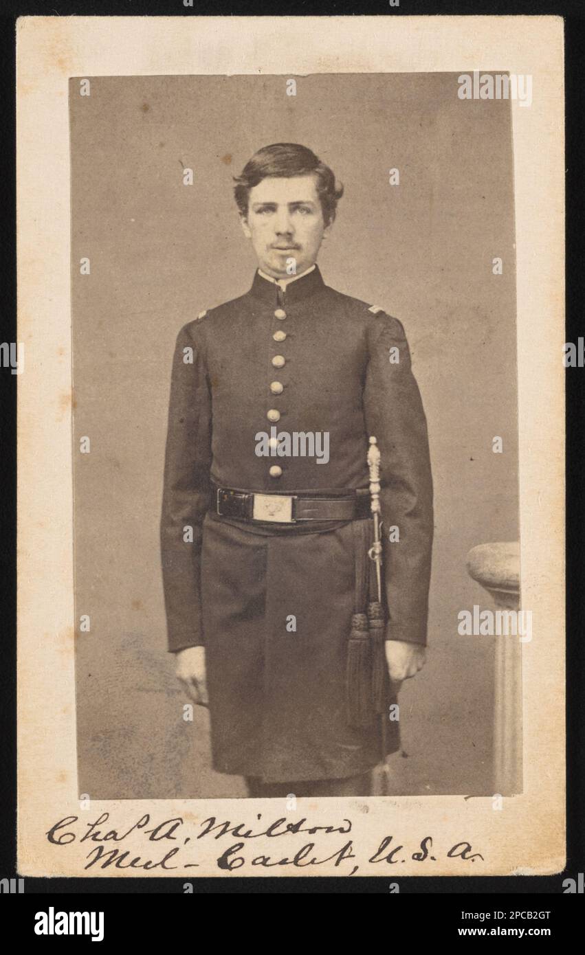 Sergeant Charles A. Milton of Co. B, 2nd New Hampshire Infantry Regiment and U.S. Army Medical ...