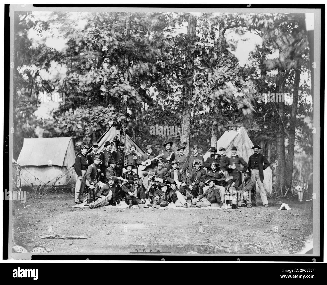 Officers of U.S. horse artillery brigade, near Culpeper, Virginia ...