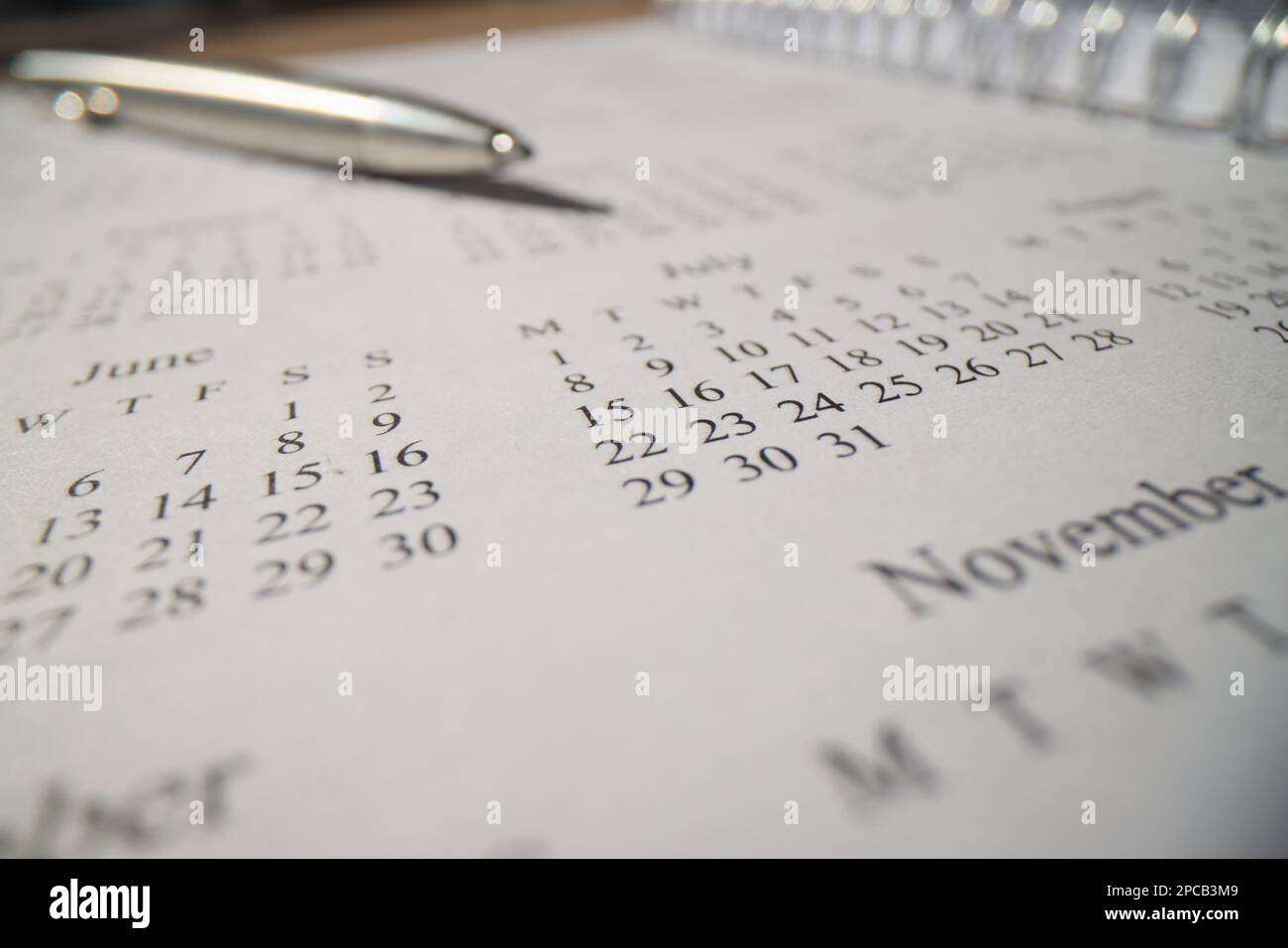 Calendar turning page hi-res stock photography and images - Alamy