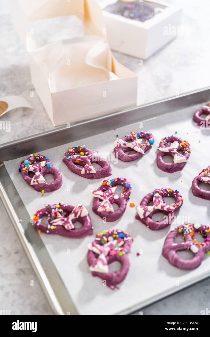 Mermaid pretzel twists Stock Photo - Alamy