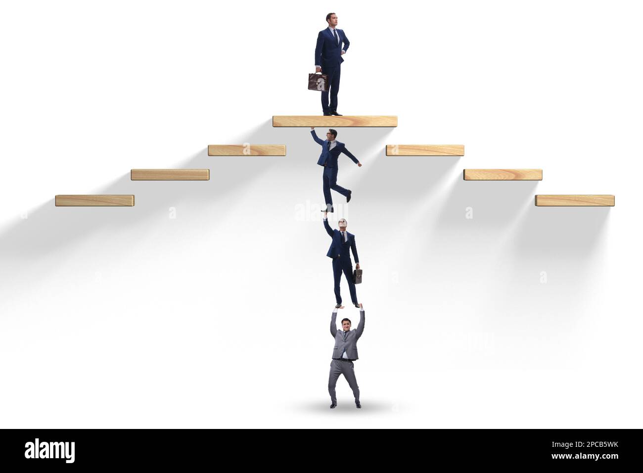 Helping each other friend Cut Out Stock Images & Pictures - Alamy