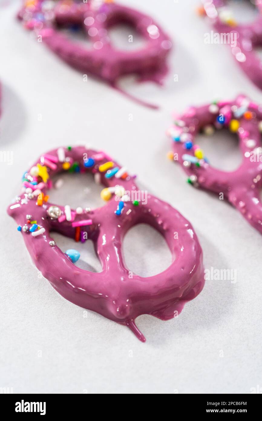 Mermaid pretzel twists Stock Photo - Alamy