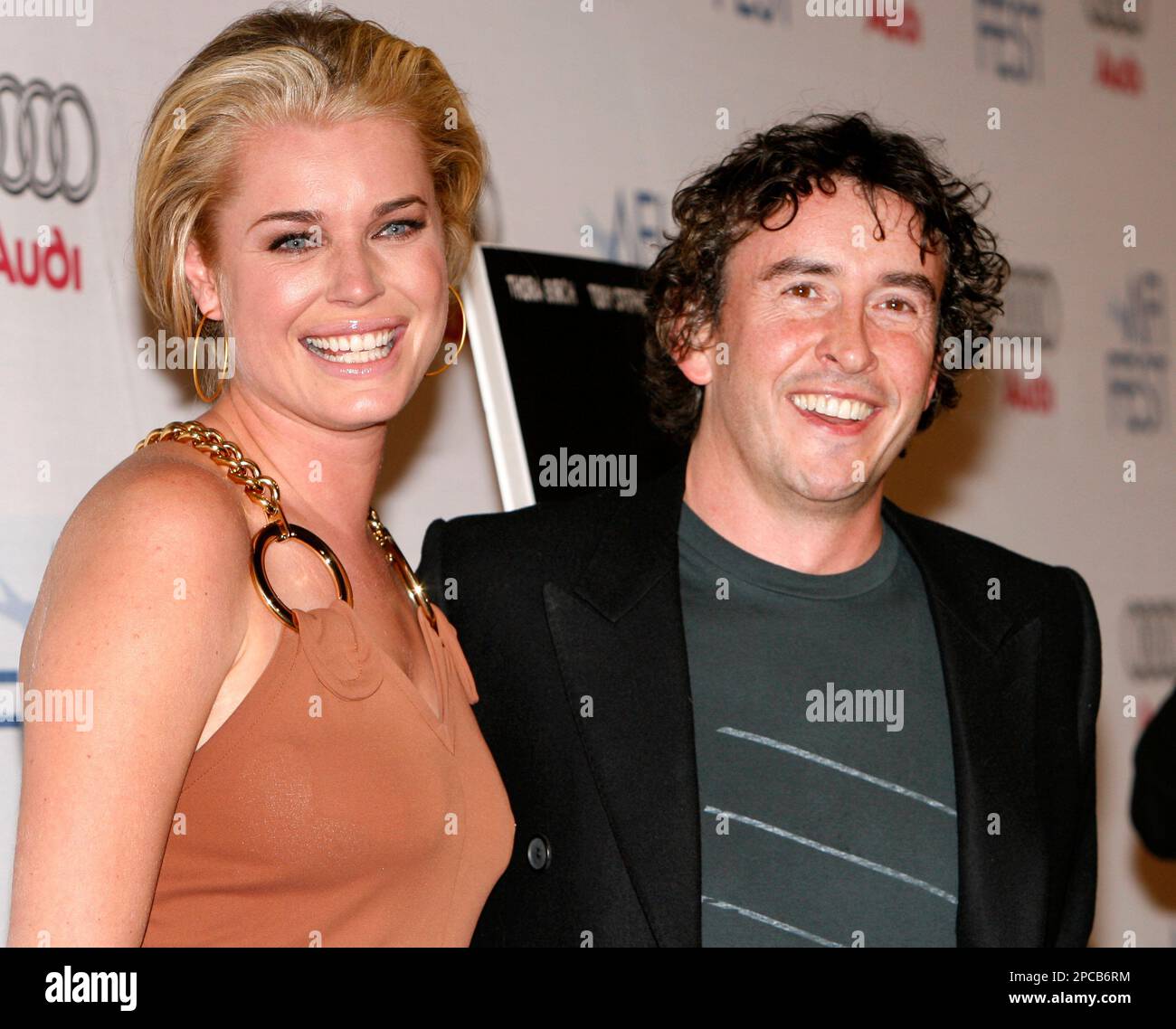 Actors Rebecca Romijn and Steve Coogan arrive to the premiere for the ...