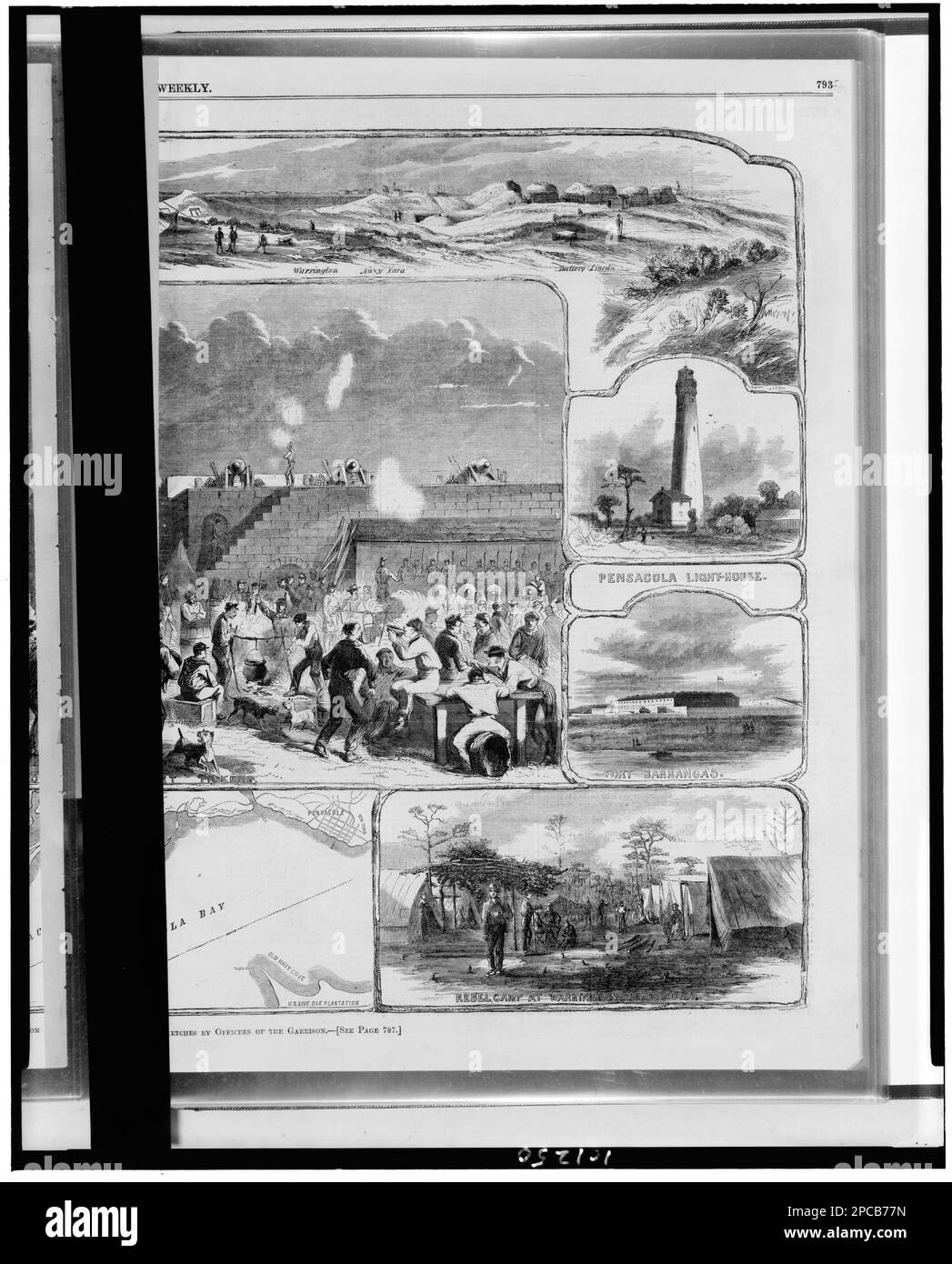 Scenes at and around Fort Pickens / sketches by officers of the ...