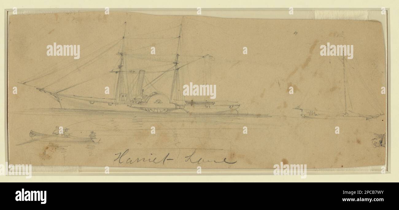 Harriet Lane. Morgan collection of Civil War drawings. Harriet Lane ...