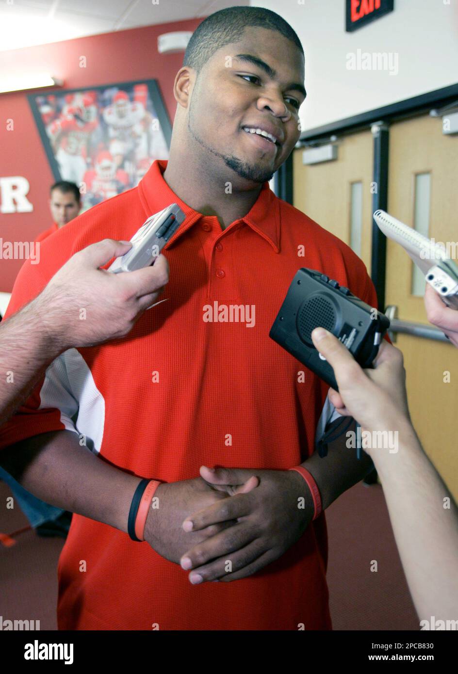 Rutgers defensive lineman Jamel Meekins talks about his team's Thursday ...