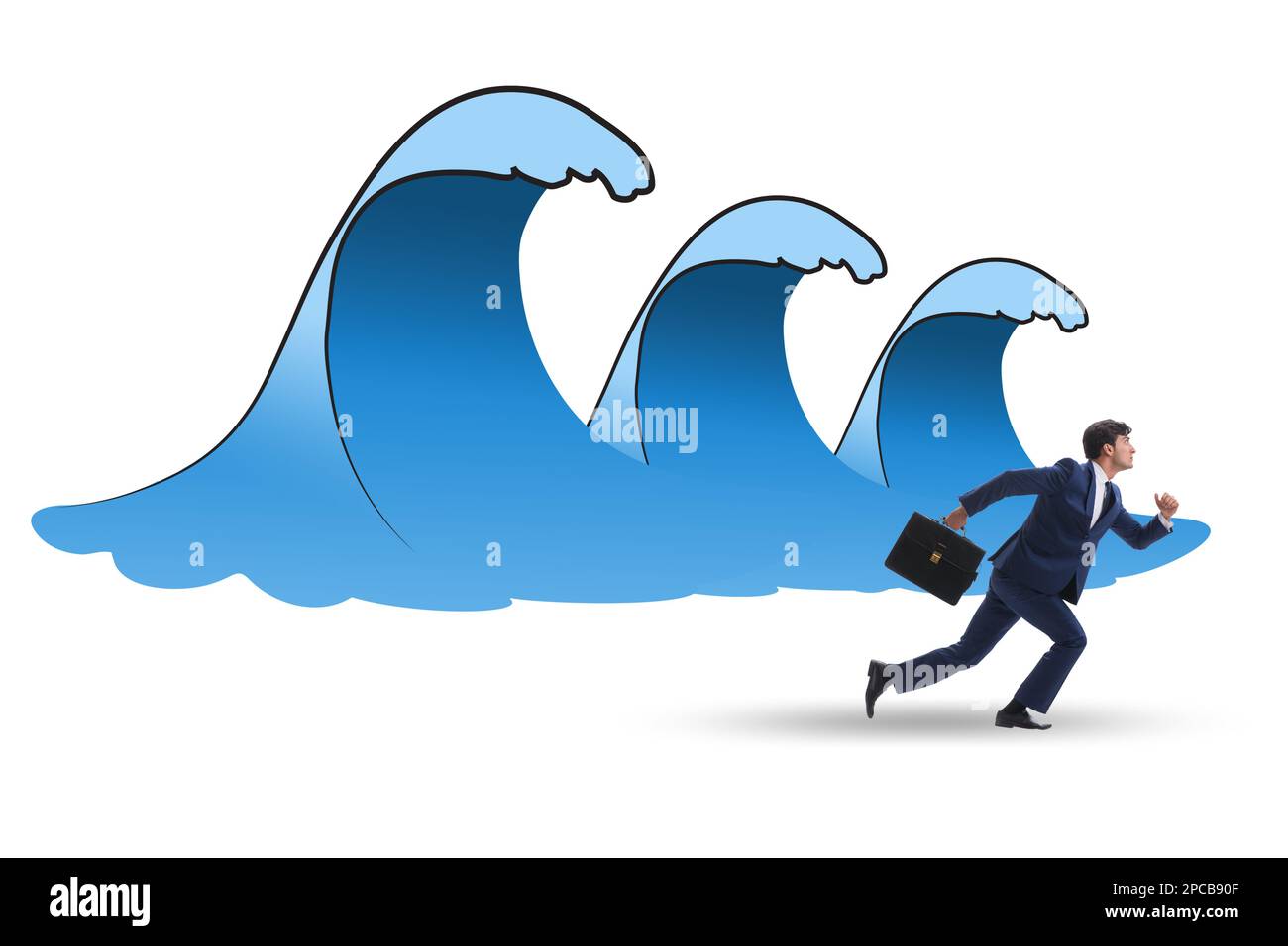 Person Running Out Of Sea Cut Out Stock Images And Pictures Alamy