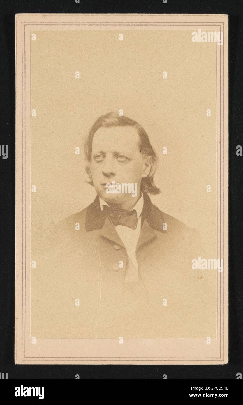 Henry Ward Beecher, head-and-shoulders portrait, facing front ...