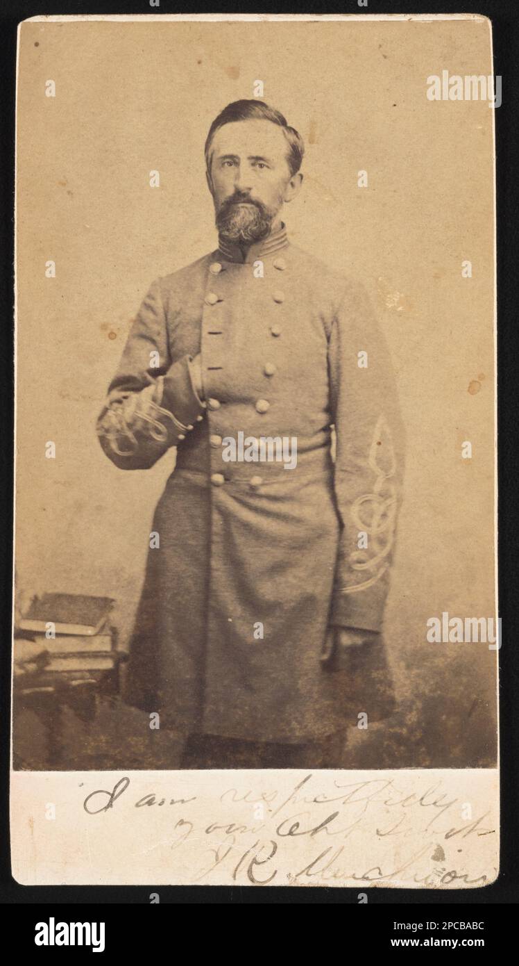 Major John Reid Murchison of Cos. E and F, 8th North Carolina Infantry Regiment in uniform ...