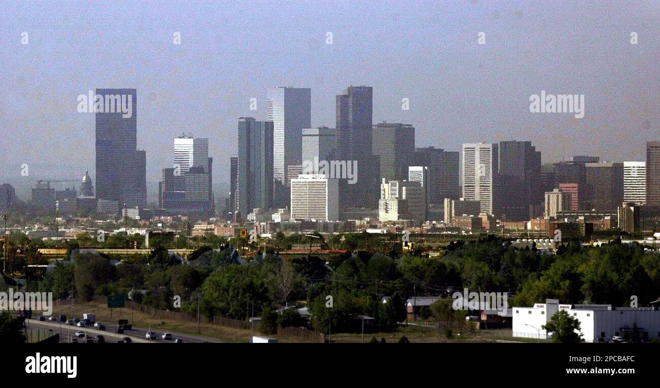 File The Denver Skyline Is Seen In This Friday Aug 9 2002 File