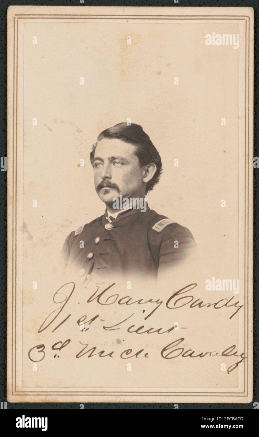 Captain James H. Cardy of Co. M, Co. L, and Co. E, 3rd Michigan Cavalry ...