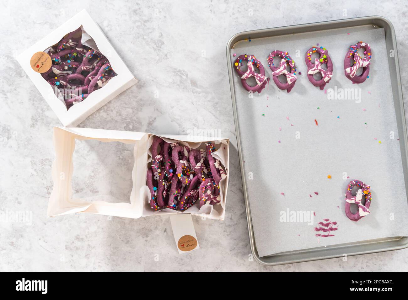 Mermaid pretzel twists Stock Photo - Alamy