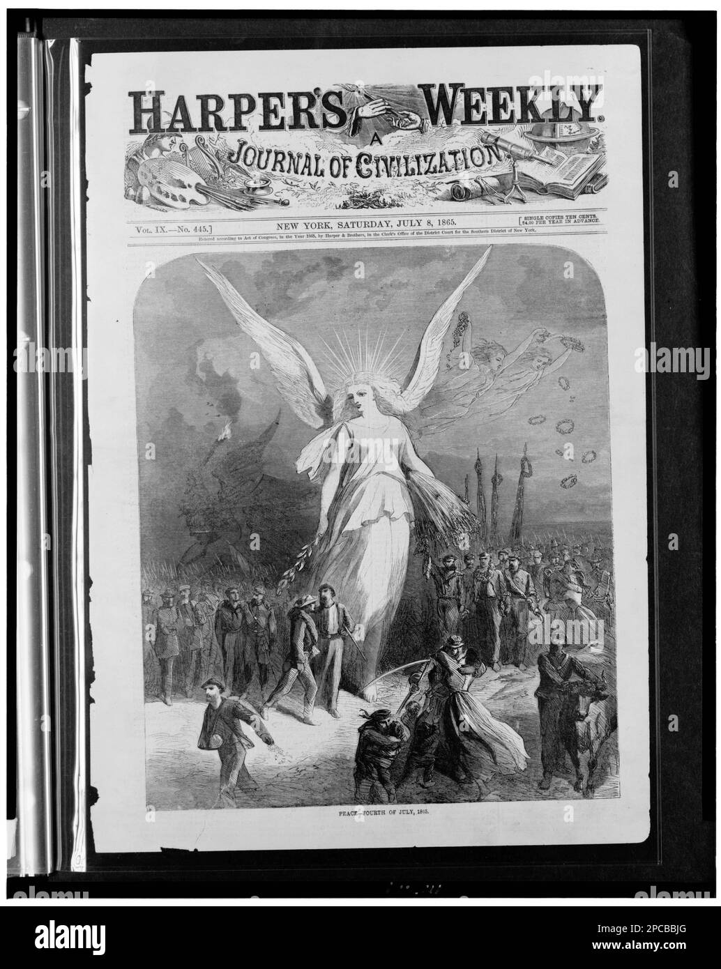 Harper's weekly 1865 Cut Out Stock Images & Pictures - Alamy
