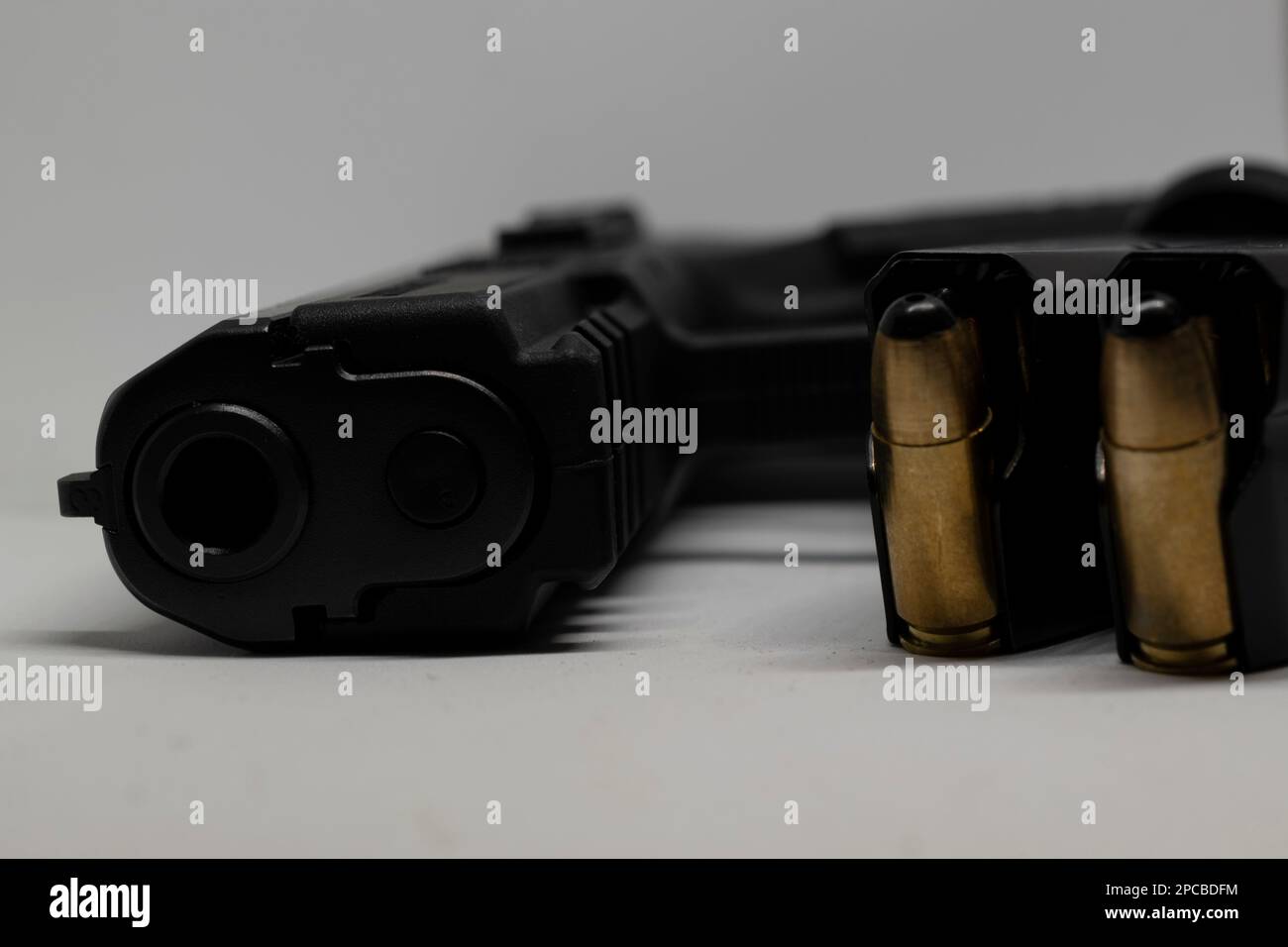 Gun and two mag Stock Photo - Alamy