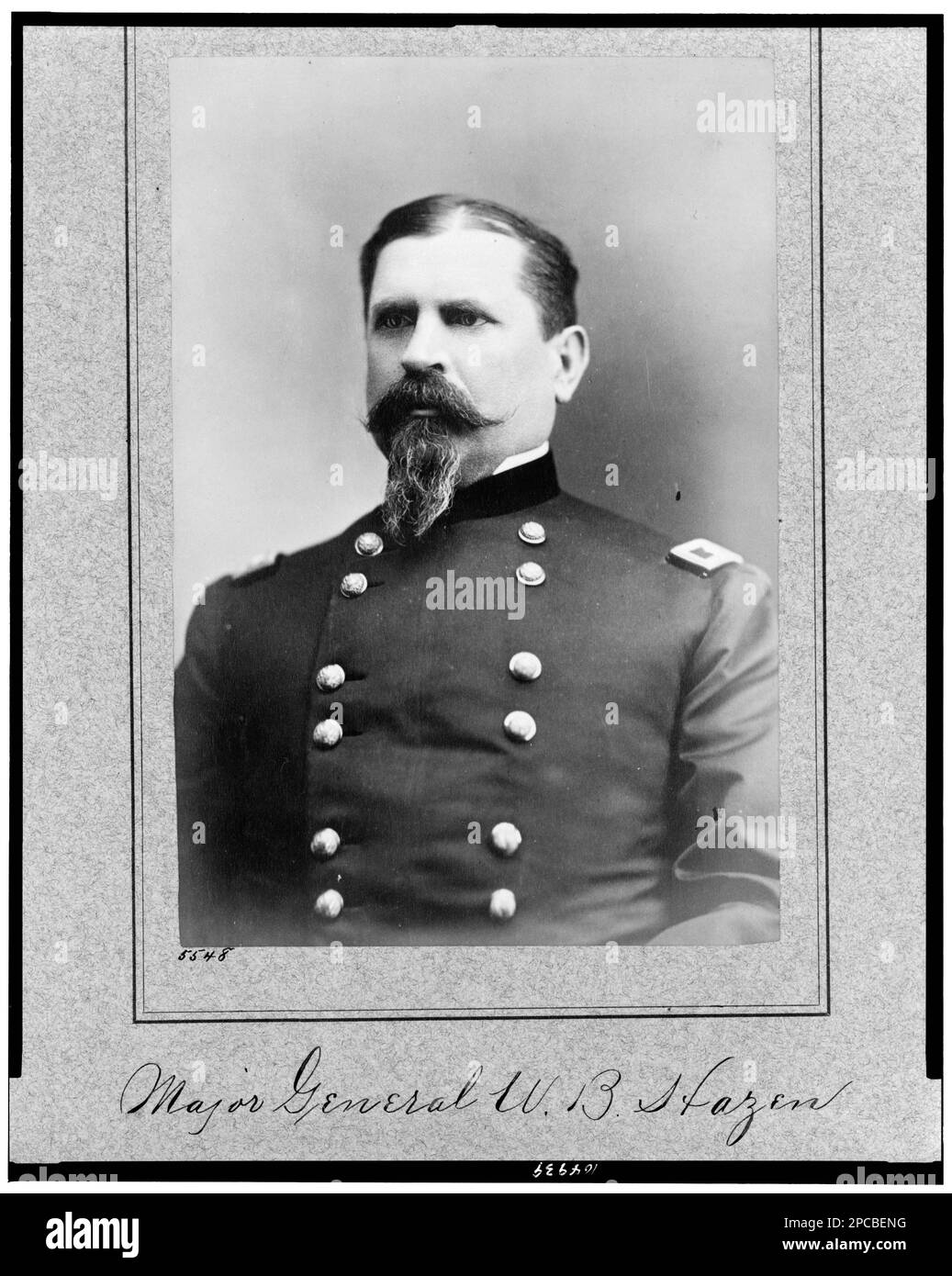 Major General W.B. Hazen, half-length portrait, facing left. Civil War Photograph Collection, No ...